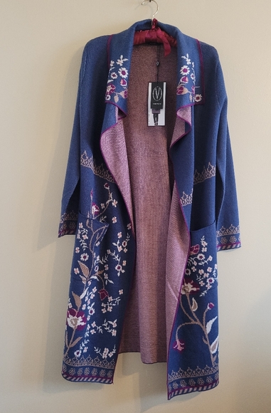 Vertigo Paris | Sweaters | Vertigo Paris Long Cardigan Duster Drape ...